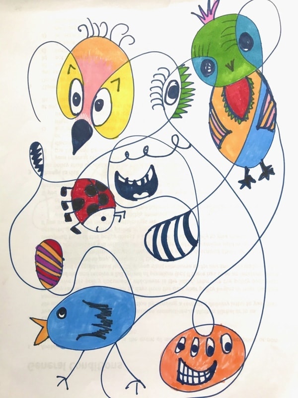 Day 15: Taking a Line for a Walk (On-line Workshops) – Victoria Wylie